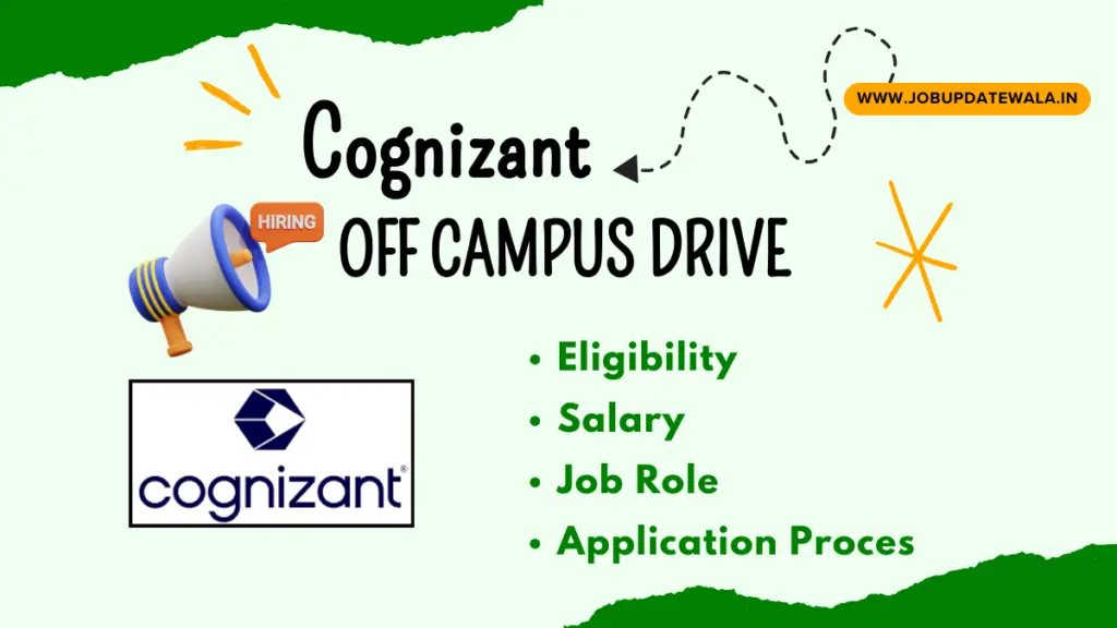 Cognizant Off Campus Drive 2024 - Project Associate