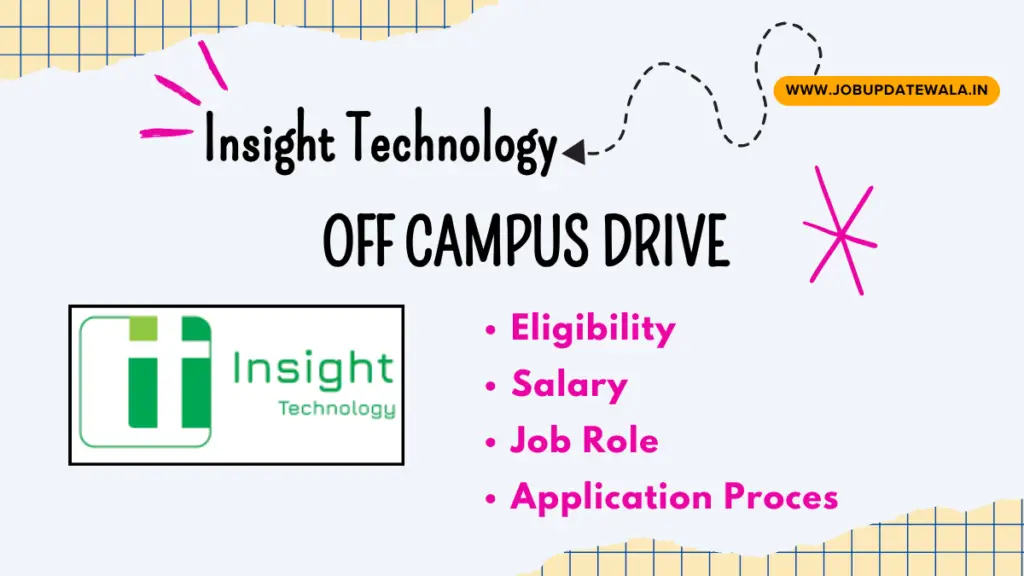 Insight Technosoft Drive 2024 - Junior Software Developer Insight Technosoft Drive 2024 - Junior Software Developer